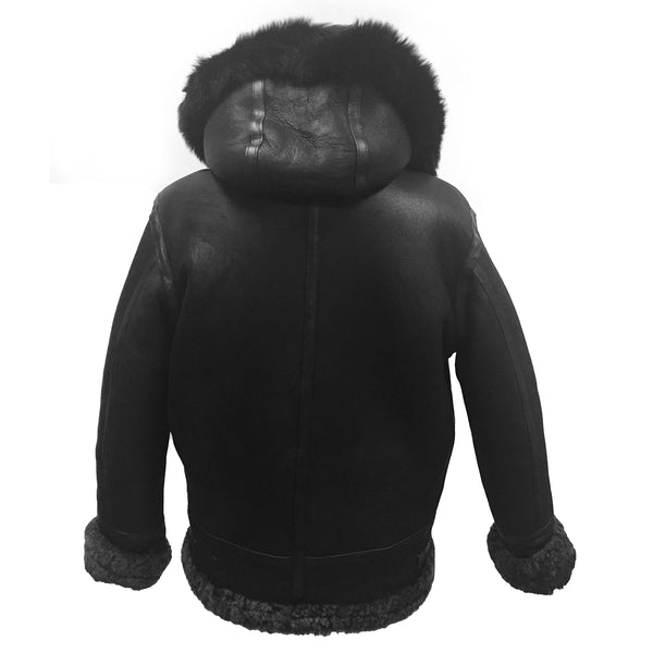 Shearling Sheepskin Aviator Jacket- B3 With Toggles Style #810 – Jakewood