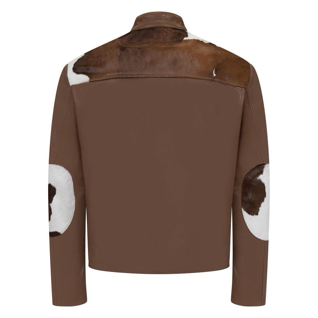 Men's Pony Leather Jacket /w Suede Style #2065 – Jakewood